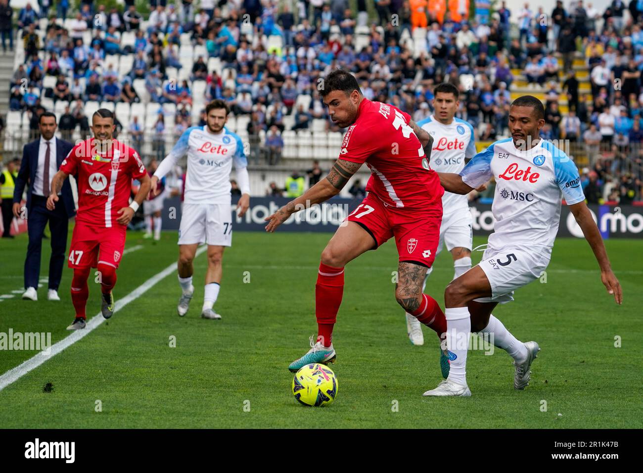 Monza, Italy. 14th May, 2023. Andrea Petagna (#37 AC Monza) during AC ...