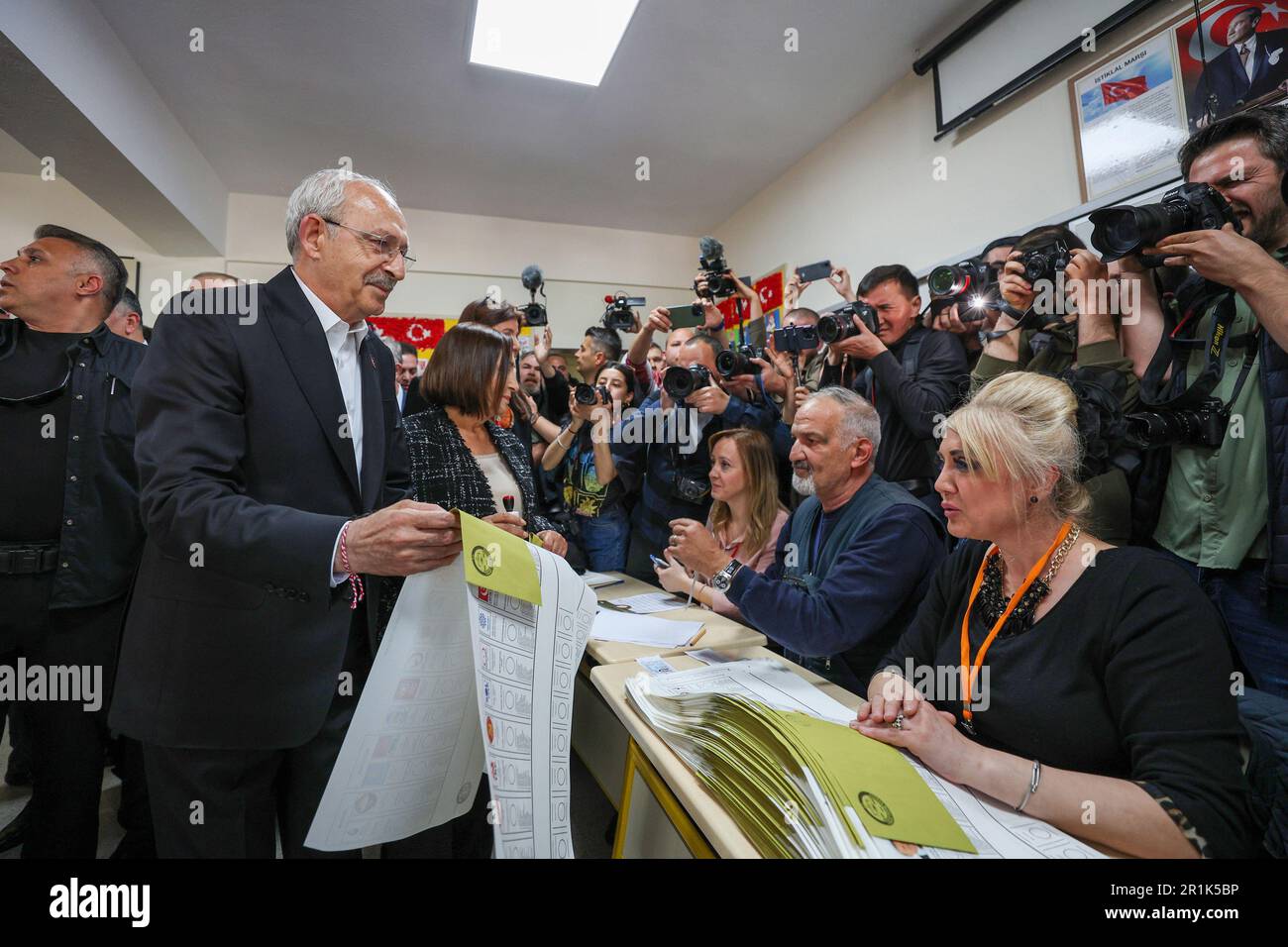 Istanbul, Turkey. 14th May, 2023. Republican People's Party (CHP ...