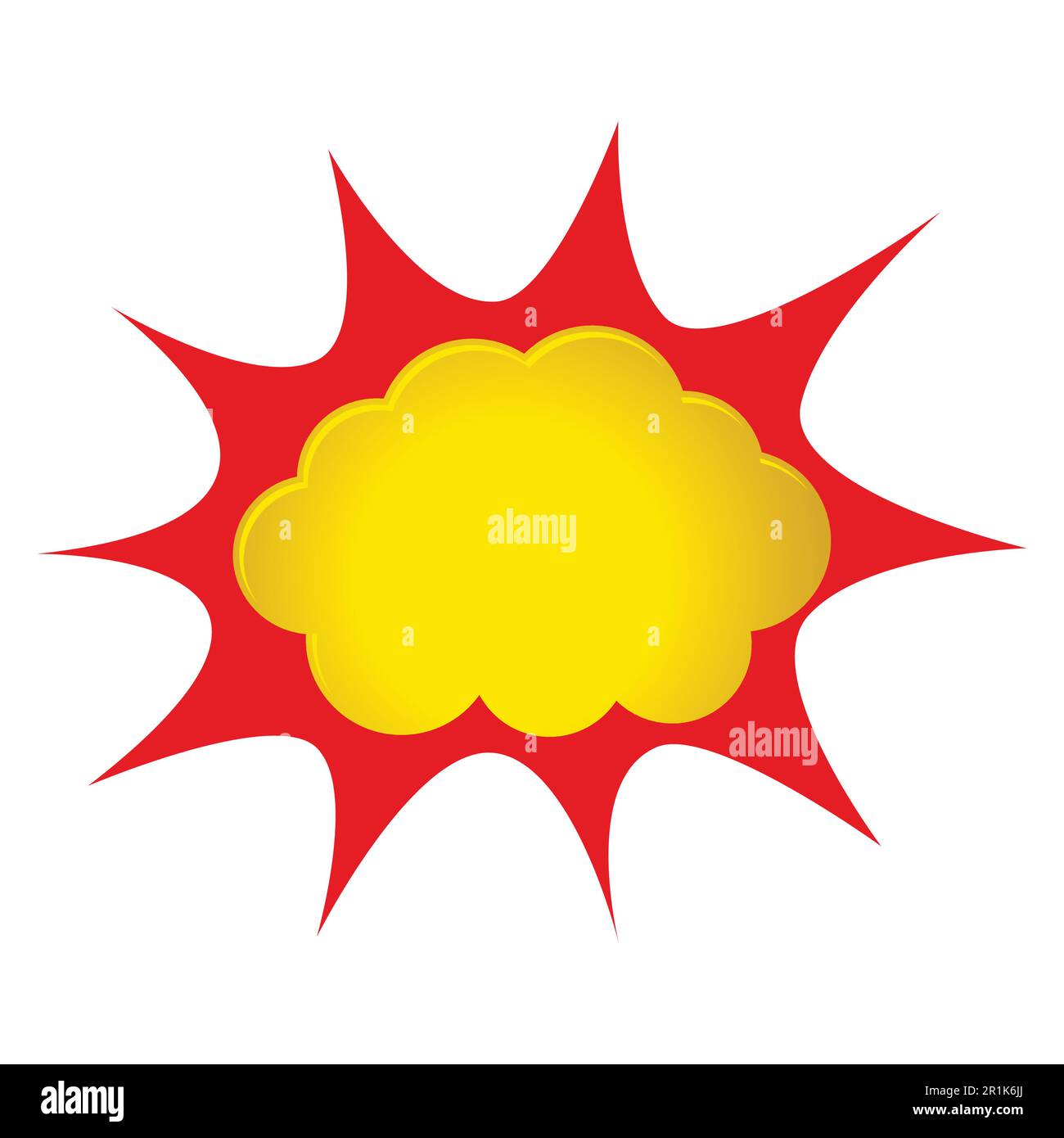 Stock illustration of a comic explosion or splash Stock Vector Image ...