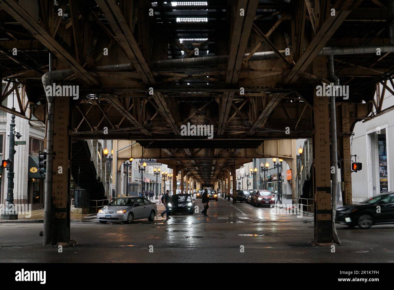 Train Downtown Chicago 1960s Grand Central Station (Chicago)