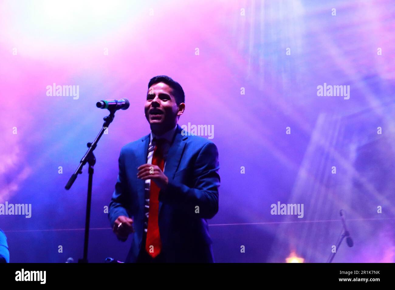 May 12, 2023 in Mexico City, Mexico: The Salsa singer, Jorge Carmona ...