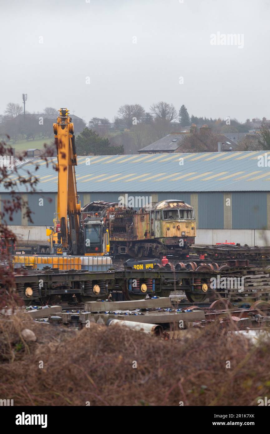 Scrapping locomotive hi-res stock photography and images - Alamy