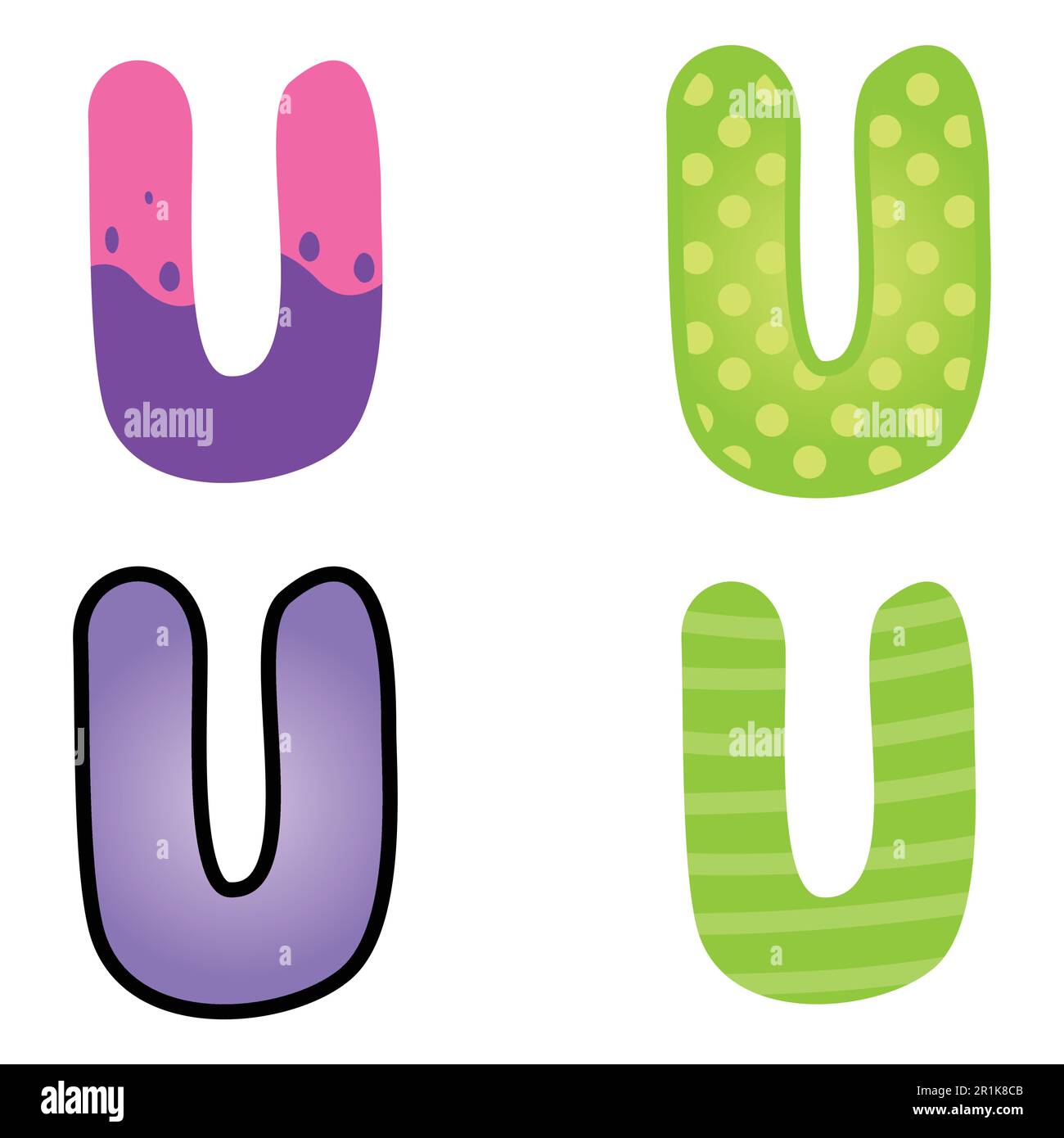 Cartoon font Cut Out Stock Images & Pictures - Alamy