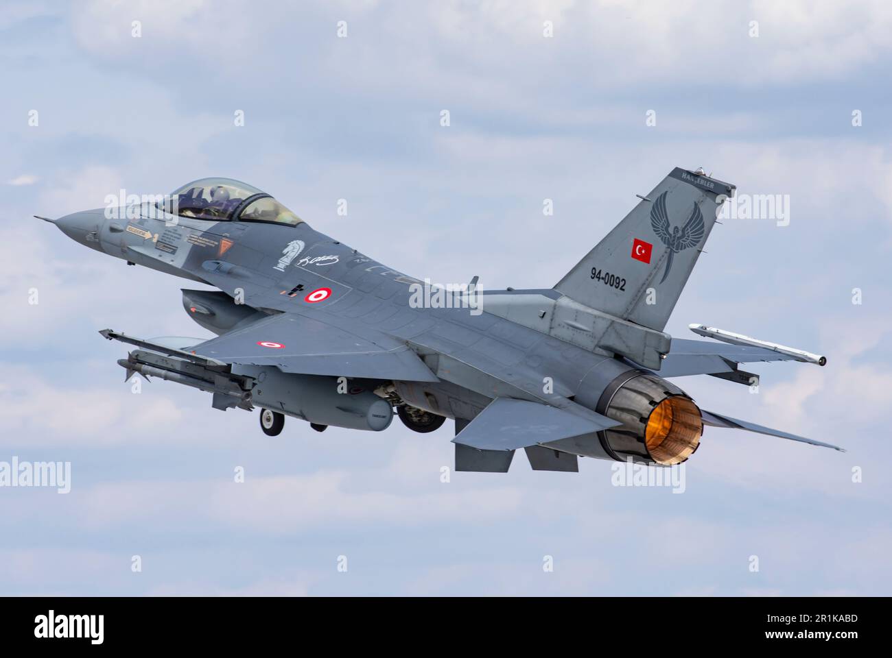 F-16C block 40 Fighting Falcon Take off Konya Anatolian eagle Exercises ...