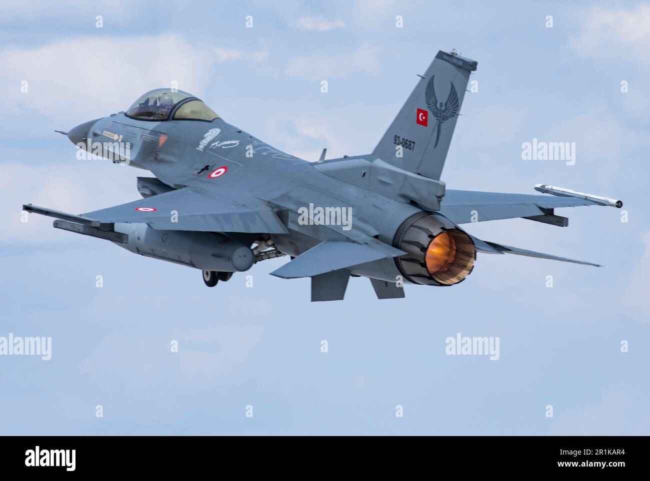 F-16C block 40 Fighting Falcon Take off Konya Anatolian eagle Exercises ...