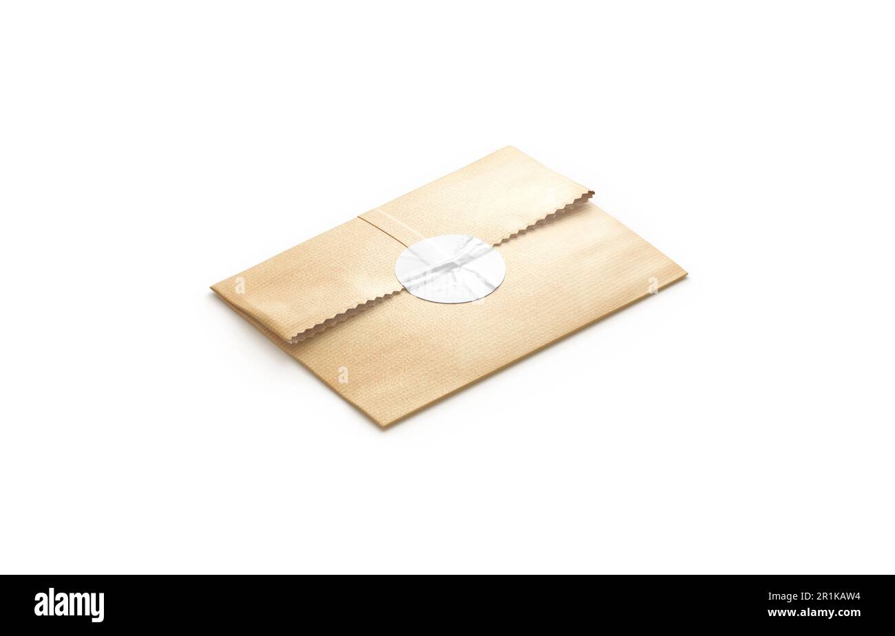Kraft paper bag sticker isolated hi-res stock photography and images ...
