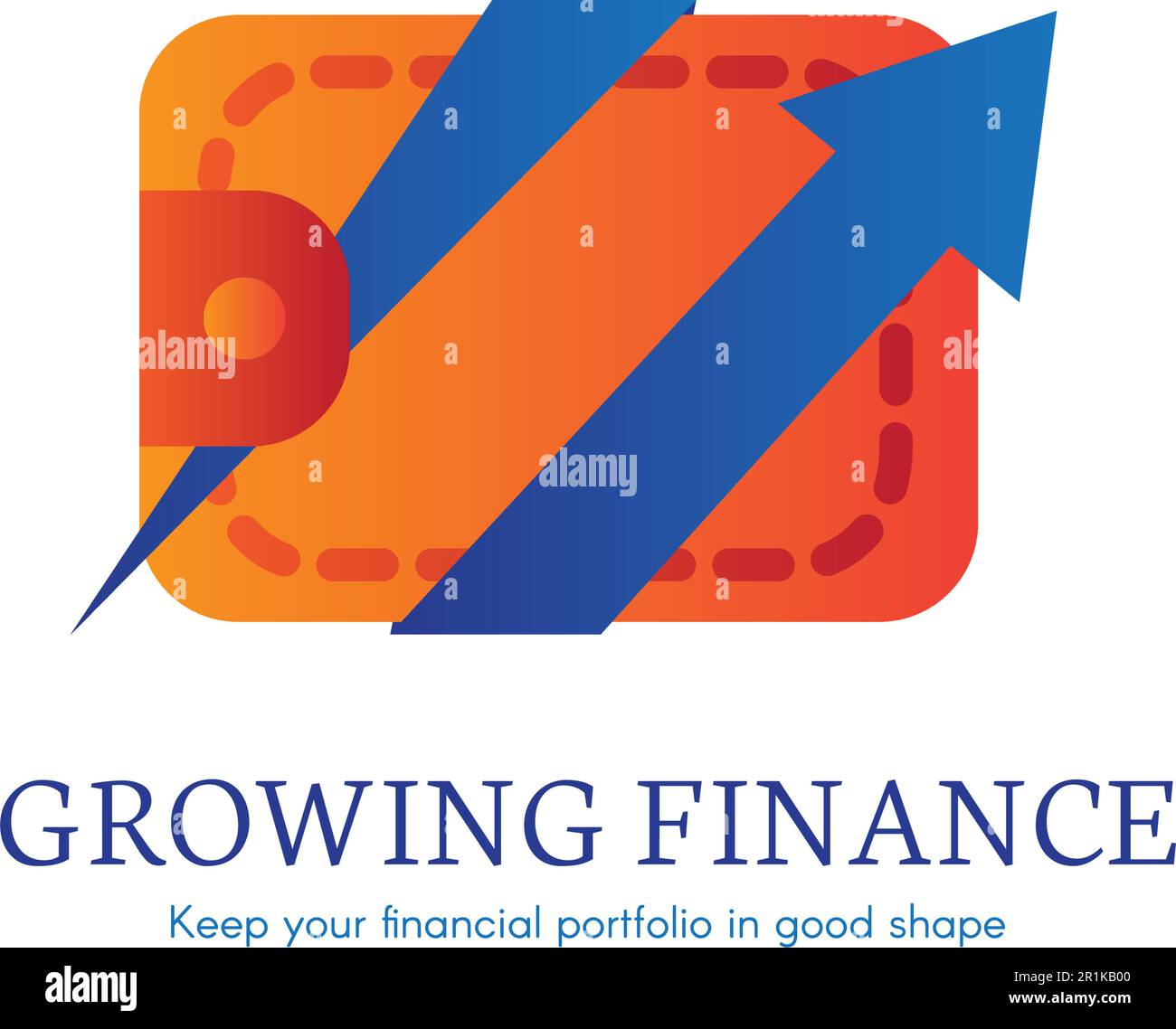 Growing finance flat gradient icon. E-payment, purchase transaction ...