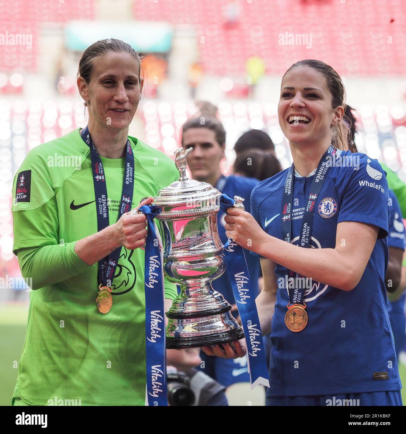 London, UK. 14th May, 2023. Goalkeeper Ann-Katrin Berger (30 Chelsea ...