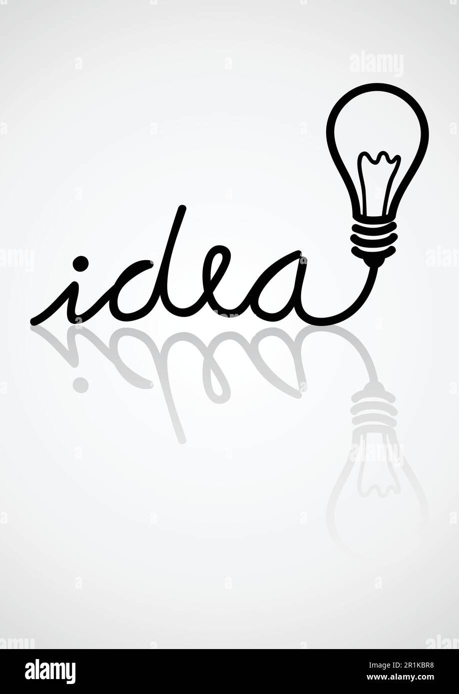 Idea bulb development icon Stock Vector Images - Alamy