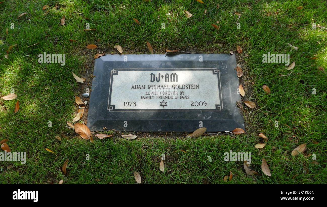 Los Angeles, California, USA 12th May 2023 Adam 'DJ AM' Goldstein Grave ...