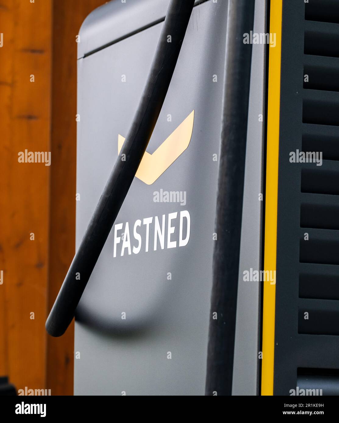 Roosendaal, The Netherlands, 14-05-2023: Close up of a Fastned ...