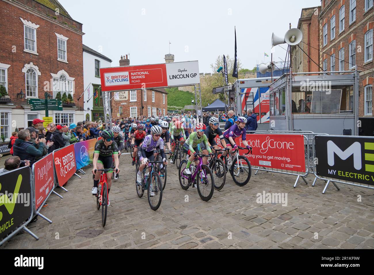 Lincoln, UK. 14th May, 2023. Rapha Lincoln Grand Prix presented by ...