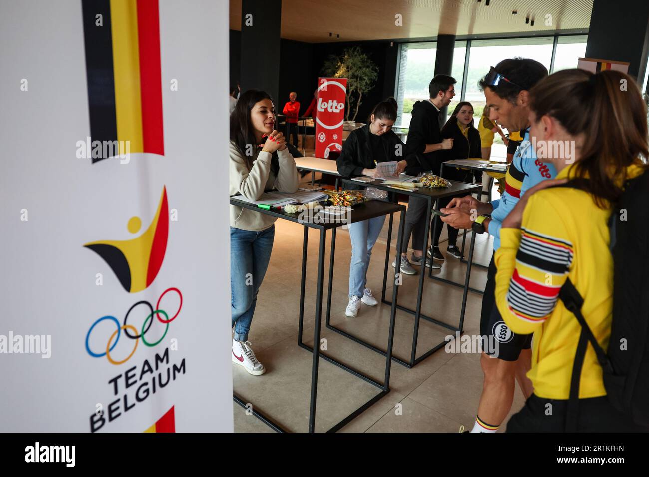 Brussels, Belgium. 14th May, 2023. Belgian cyclist Lotte Kopecky ...