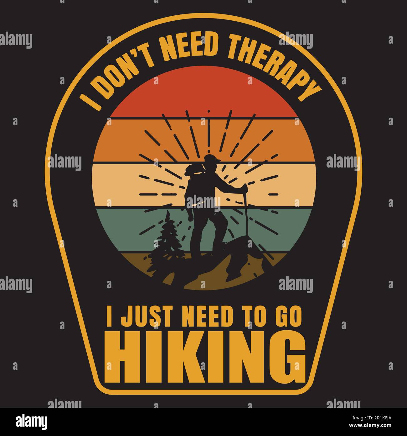 Hike hikes hiking Stock Vector Images - Alamy