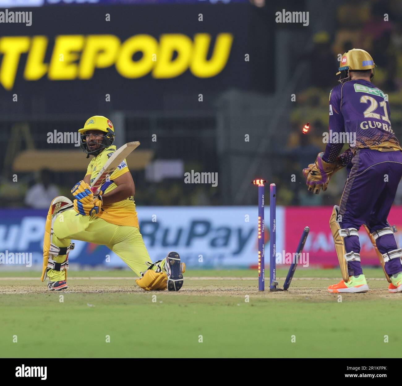 Chennai, India. 14th May, 2023. TATA IPL (Indian Premier League 2023) : Match No : 61 (74 ...