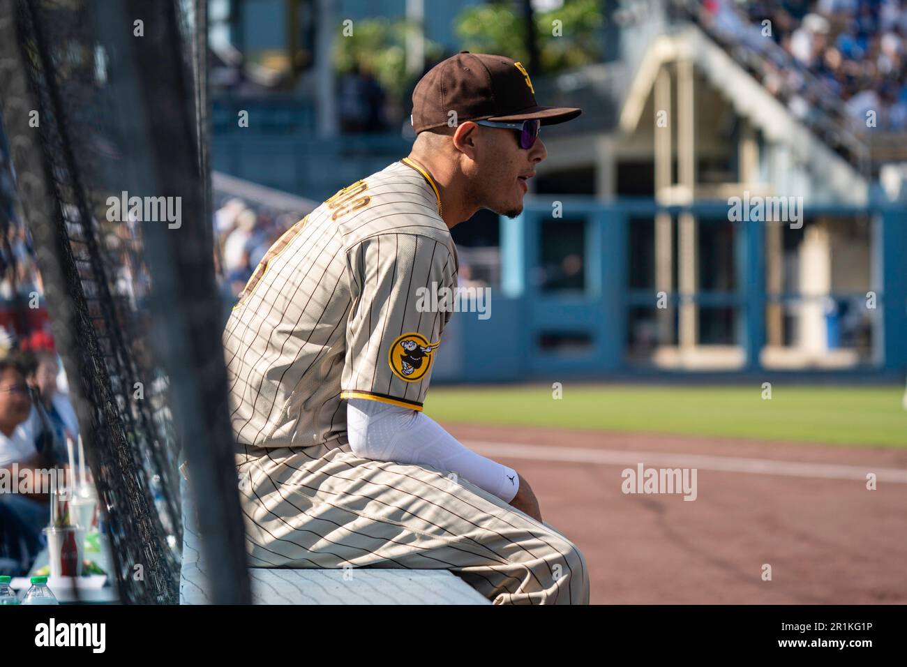 San Diego Padres third baseman Manny Machado (13) during a MLB game ...