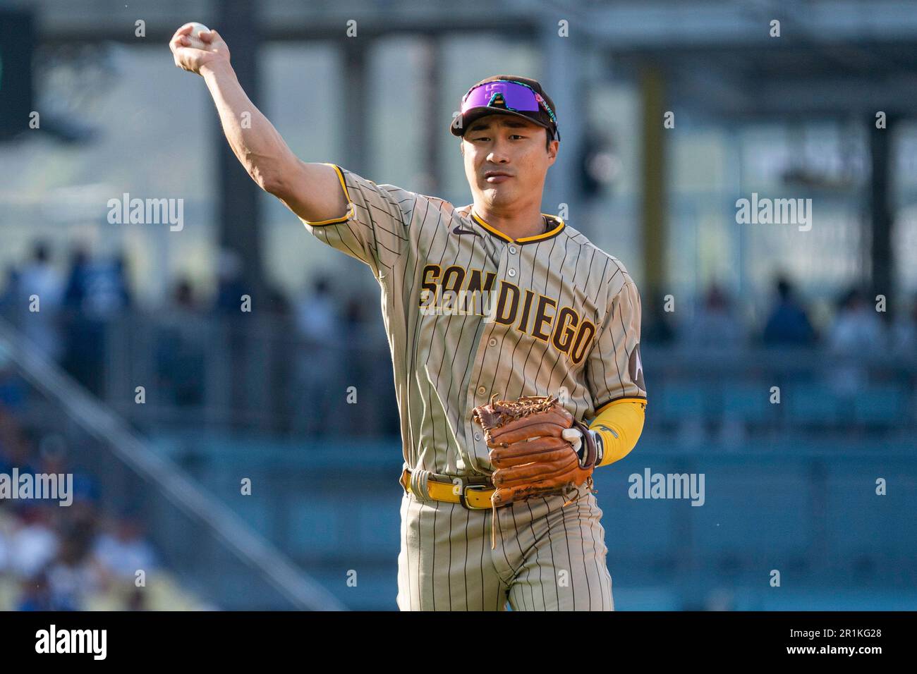 San Diego Padres second baseman Ha-Seong Kim (7) during a MLB game ...