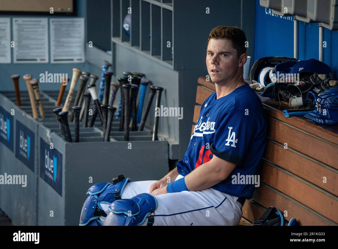 Los Angeles Dodgers catcher Will Smith (16) during a MLB game against ...