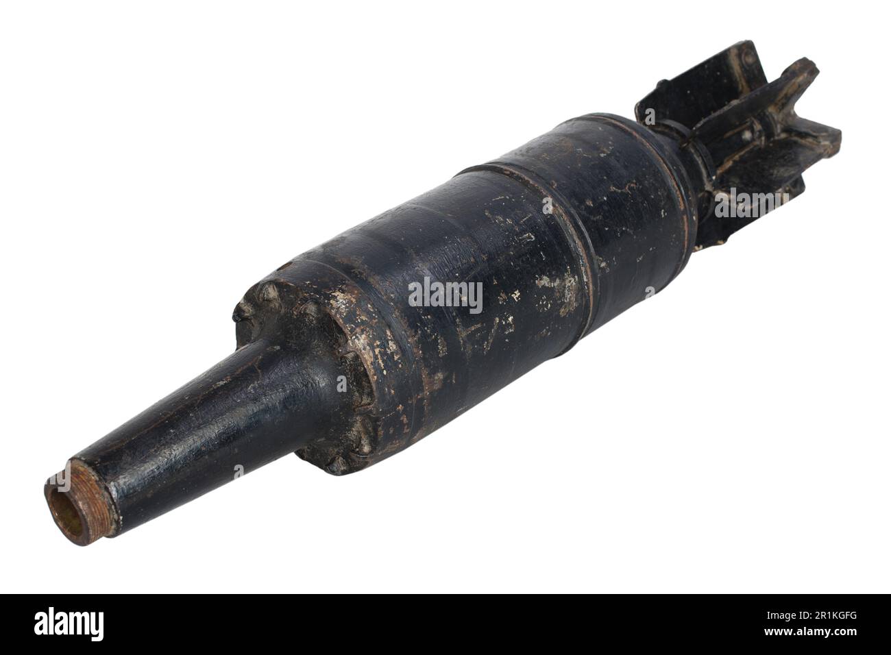 125mm HEAT round isolated on white background Stock Photo - Alamy
