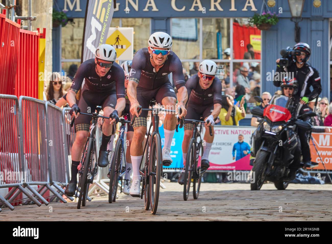 Lincoln, UK. 14th May, 2023. Rapha Lincoln Grand Prix presented by ...