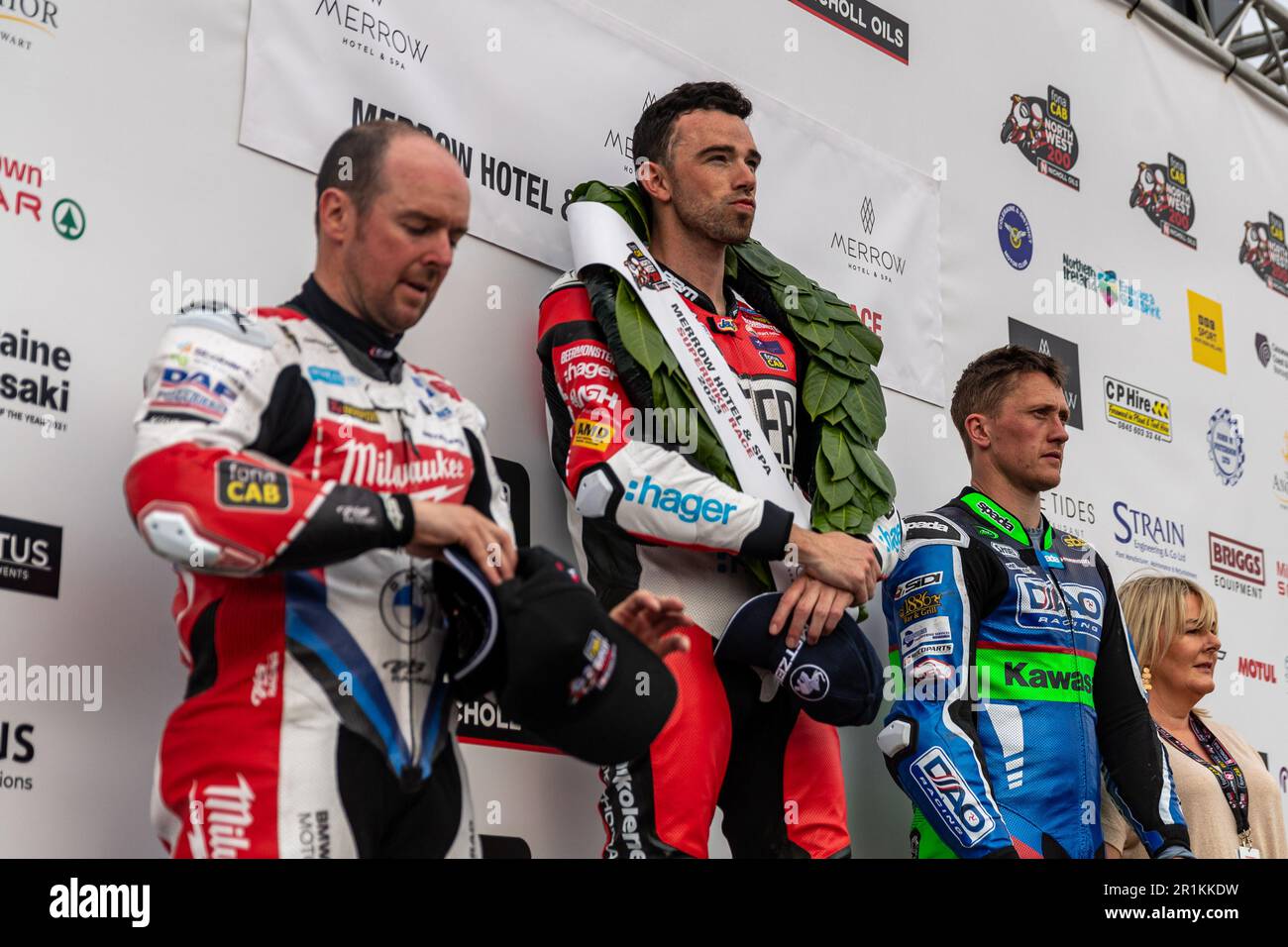 Portstewart, UK. 13th May, 2023. Glenn Irwin, Alastair Seeley and Dean ...