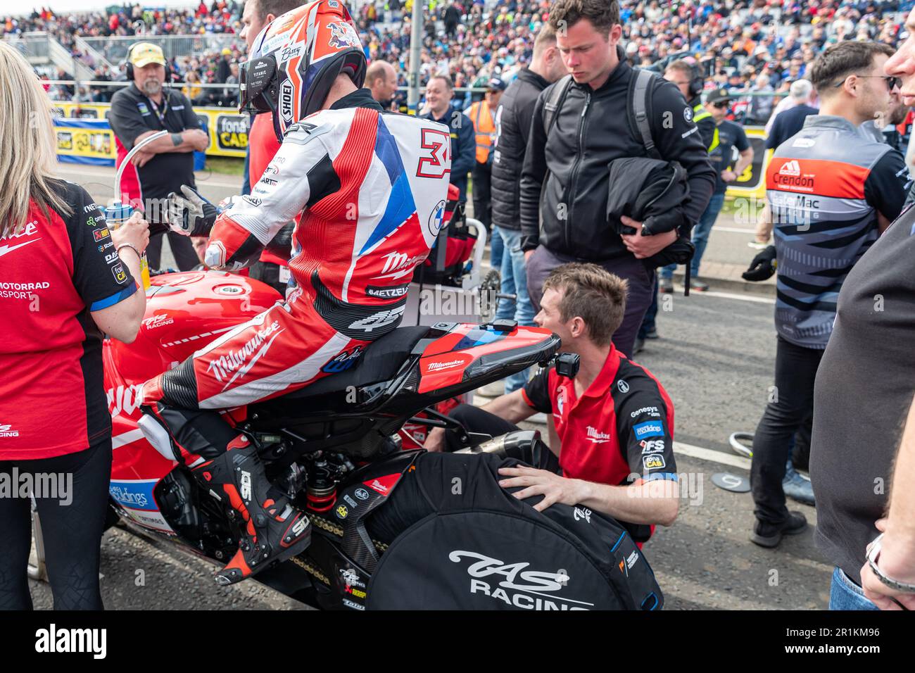 Portstewart, UK. 13th May, 2023. Alastair Seeley preparing for the 2023 ...