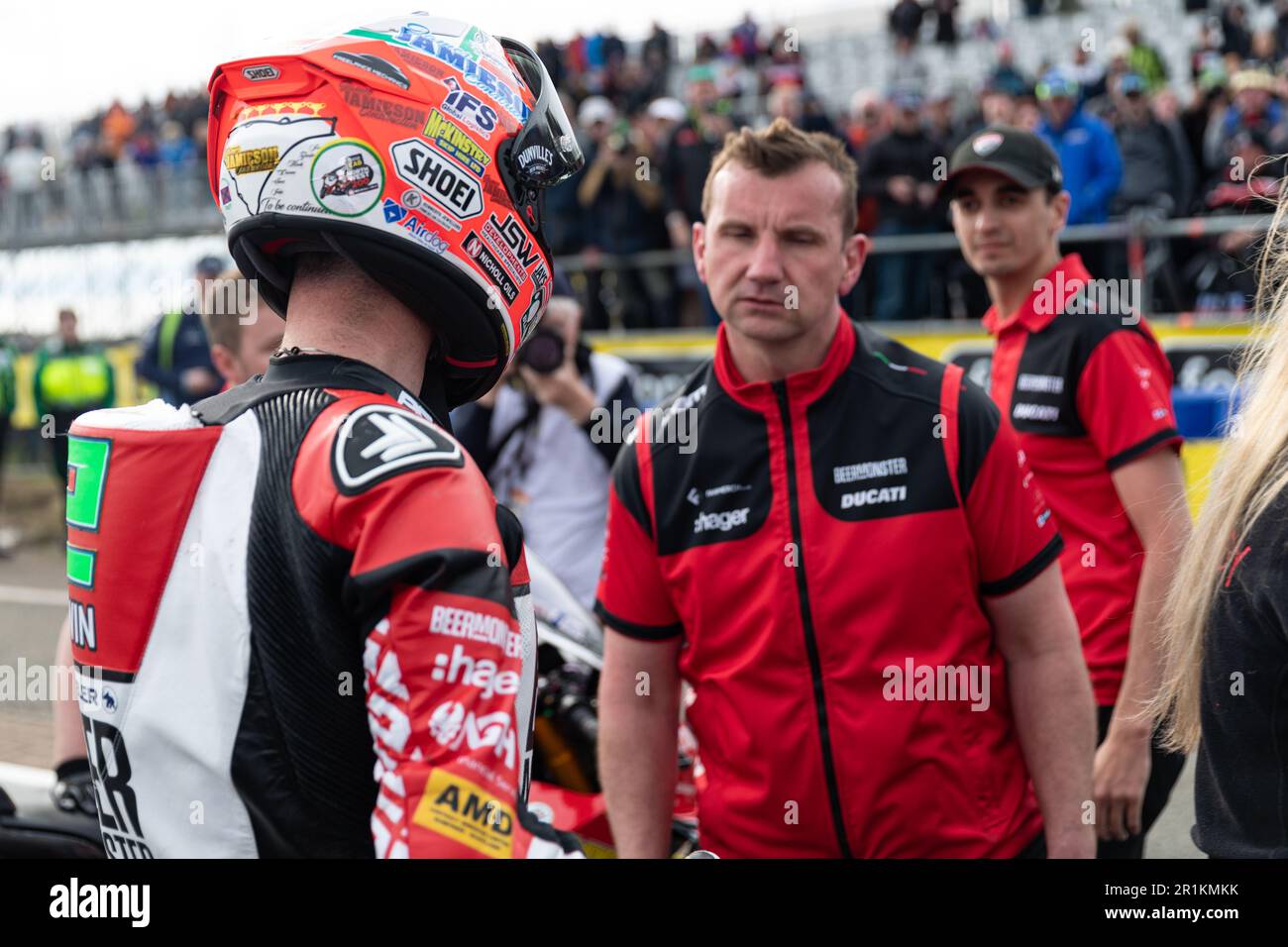 Portstewart, UK. 13th May, 2023. Glenn Irwin after finishing the ...