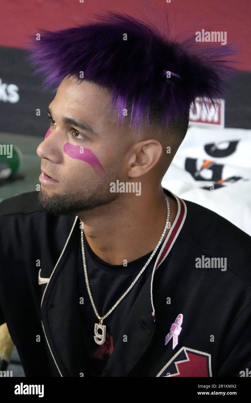 Arizona Diamondbacks left fielder Lourdes Gurriel Jr. (12) in the first ...