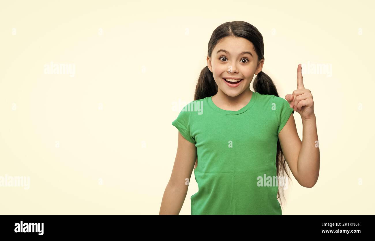 inspired teenager girl isolated on white background. teenager girl in ...