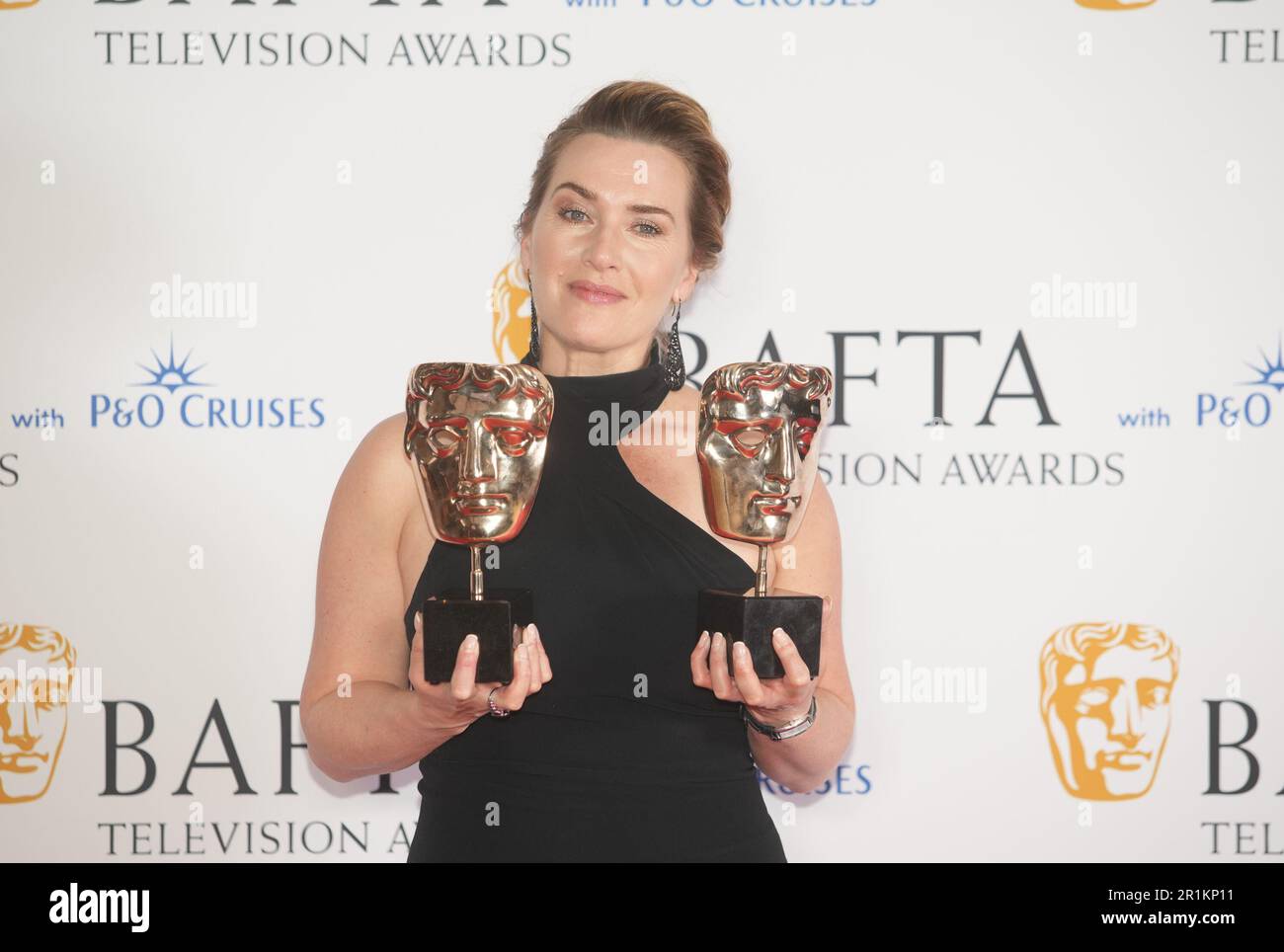 Kate Winslet with the awards for Leading Actress and Single Drama, I Am ...