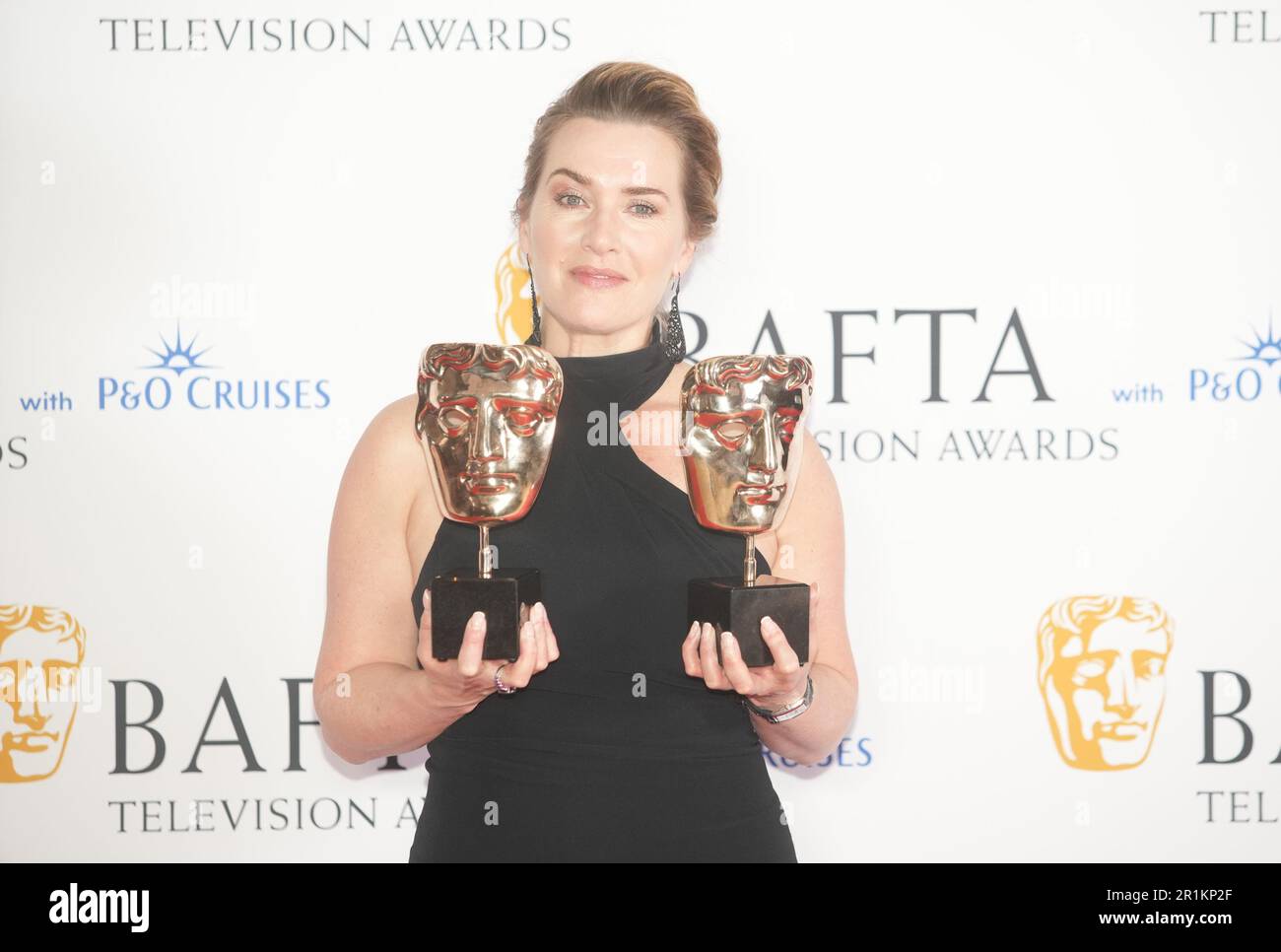 Kate Winslet with the awards for Leading Actress and Single Drama, I Am ...