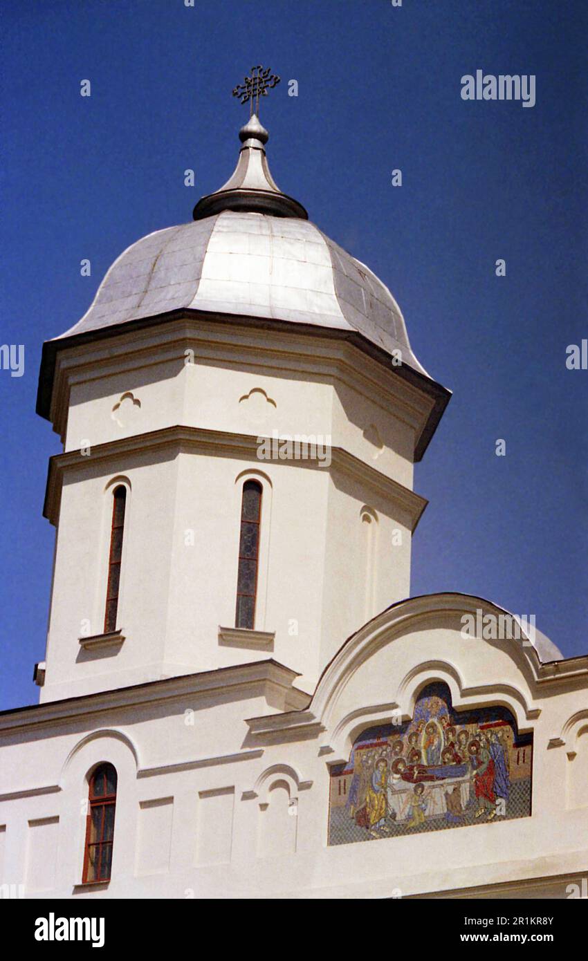 Celic Dere Monastery, Tulcea County, Romania, 2002. Exterior view of ...