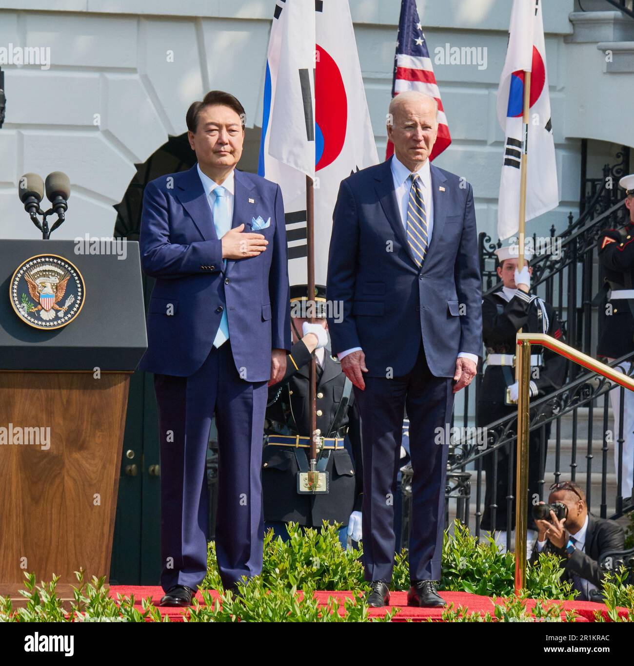 WASHINGTON, D.C., USA - APRIL 26, 2023: The Official Arrival Ceremony ...