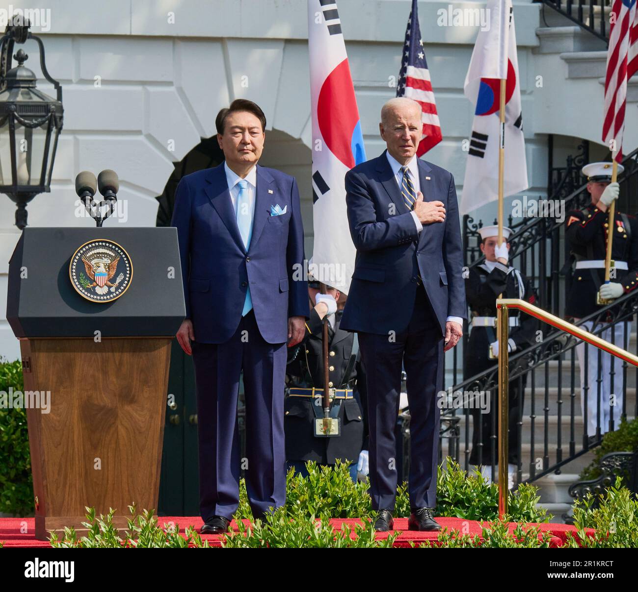 Washington D C Usa April 26 2023 The Official Arrival Ceremony