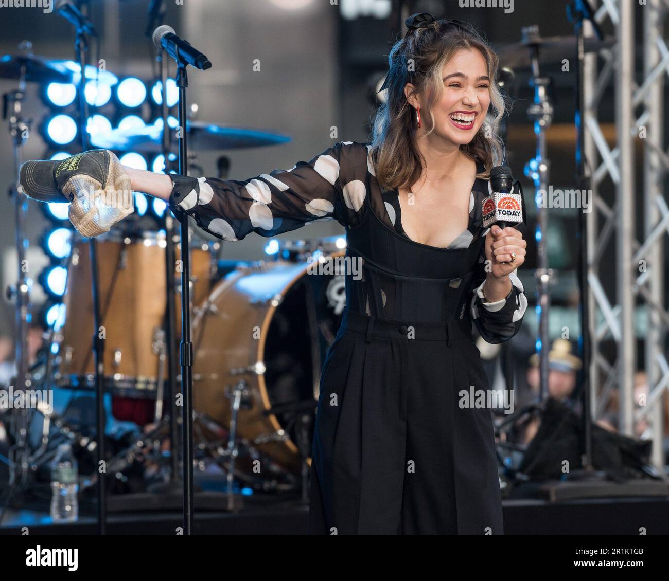 New York, NY, USA. 12th May, 2023. Haley Lu Richardson on stage for NBC ...
