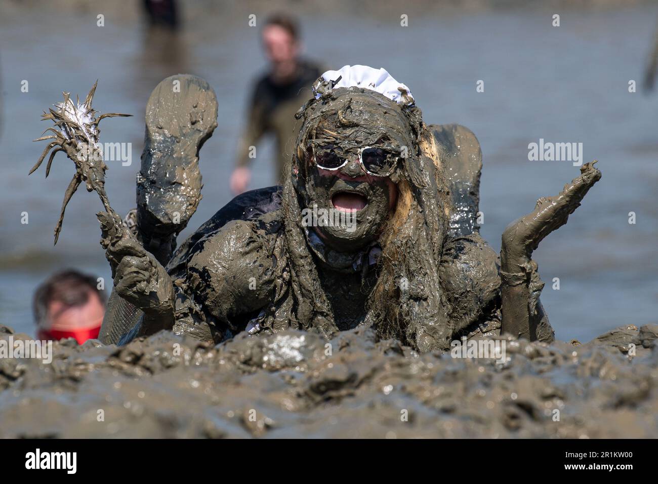 Maldon, Essex, UK. 14th May 2023. Competitors take part in the Maldon ...