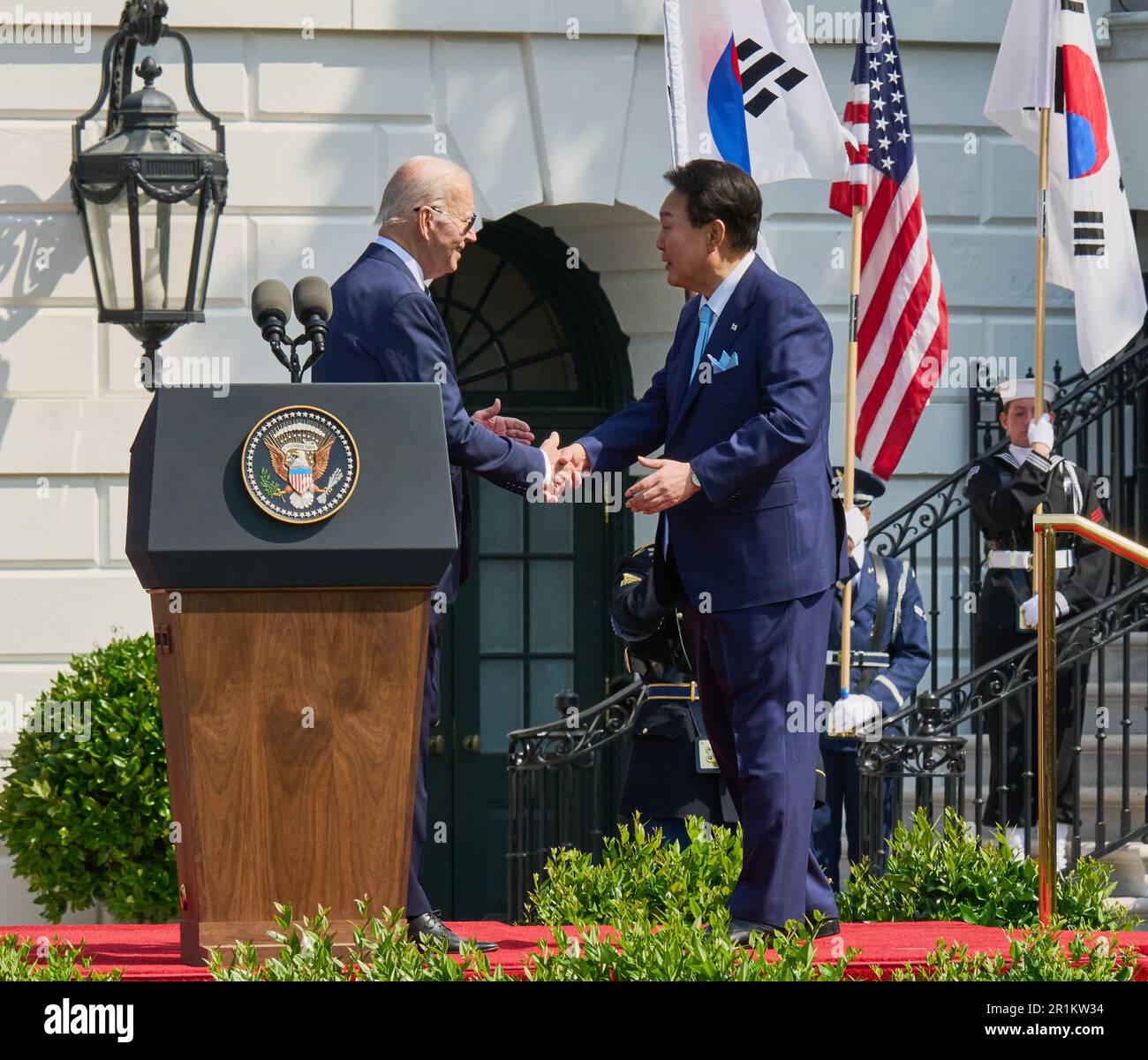 WASHINGTON, D.C., USA - APRIL 26, 2023: The Official Arrival Ceremony ...