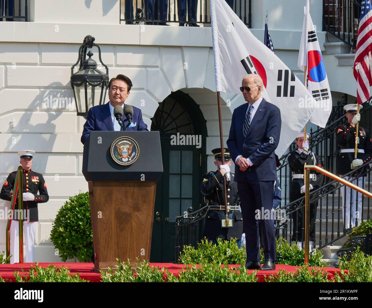 WASHINGTON, D.C., USA - APRIL 26, 2023: The Official Arrival Ceremony ...