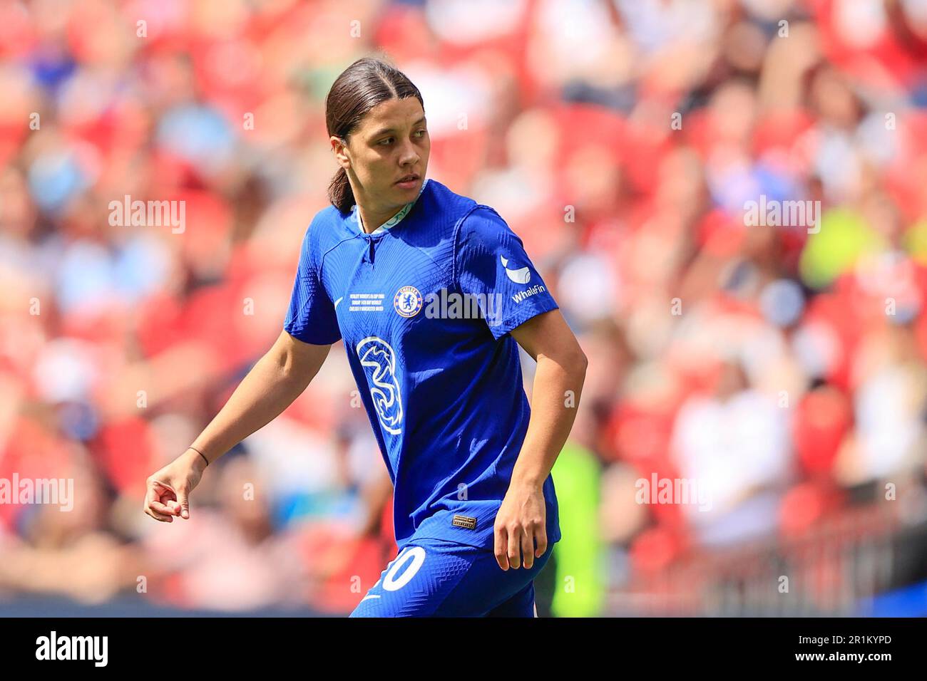 Sam Kerr #20 of Chelsea during the Vitality Women's FA Cup Final match ...