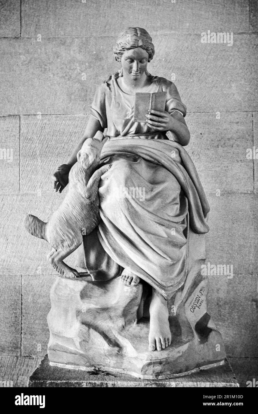 A reproduction of the original French terra cotta statue, by Asheville ...