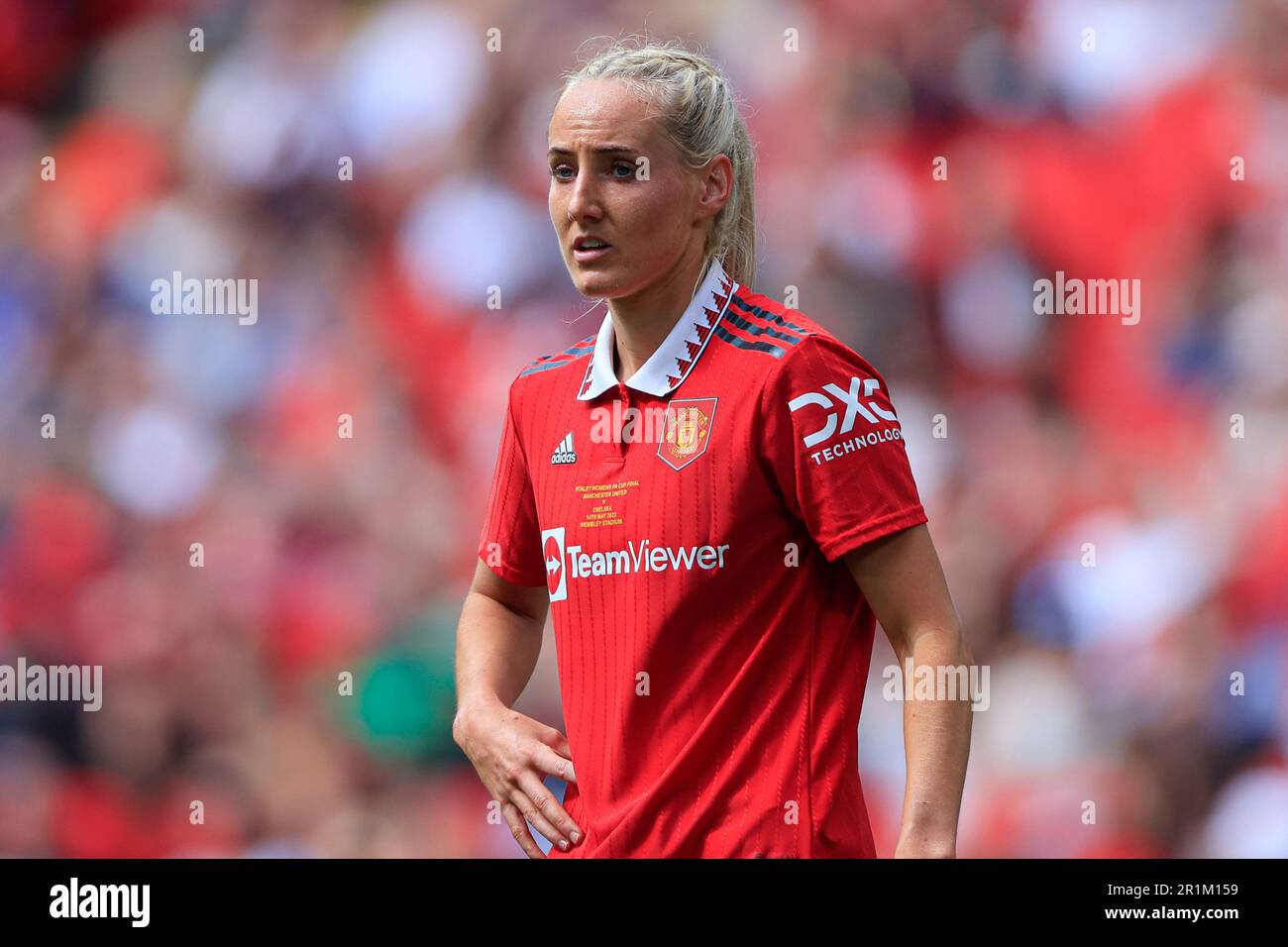 Millie Turner #21 of Manchester United during the Vitality Women's FA ...