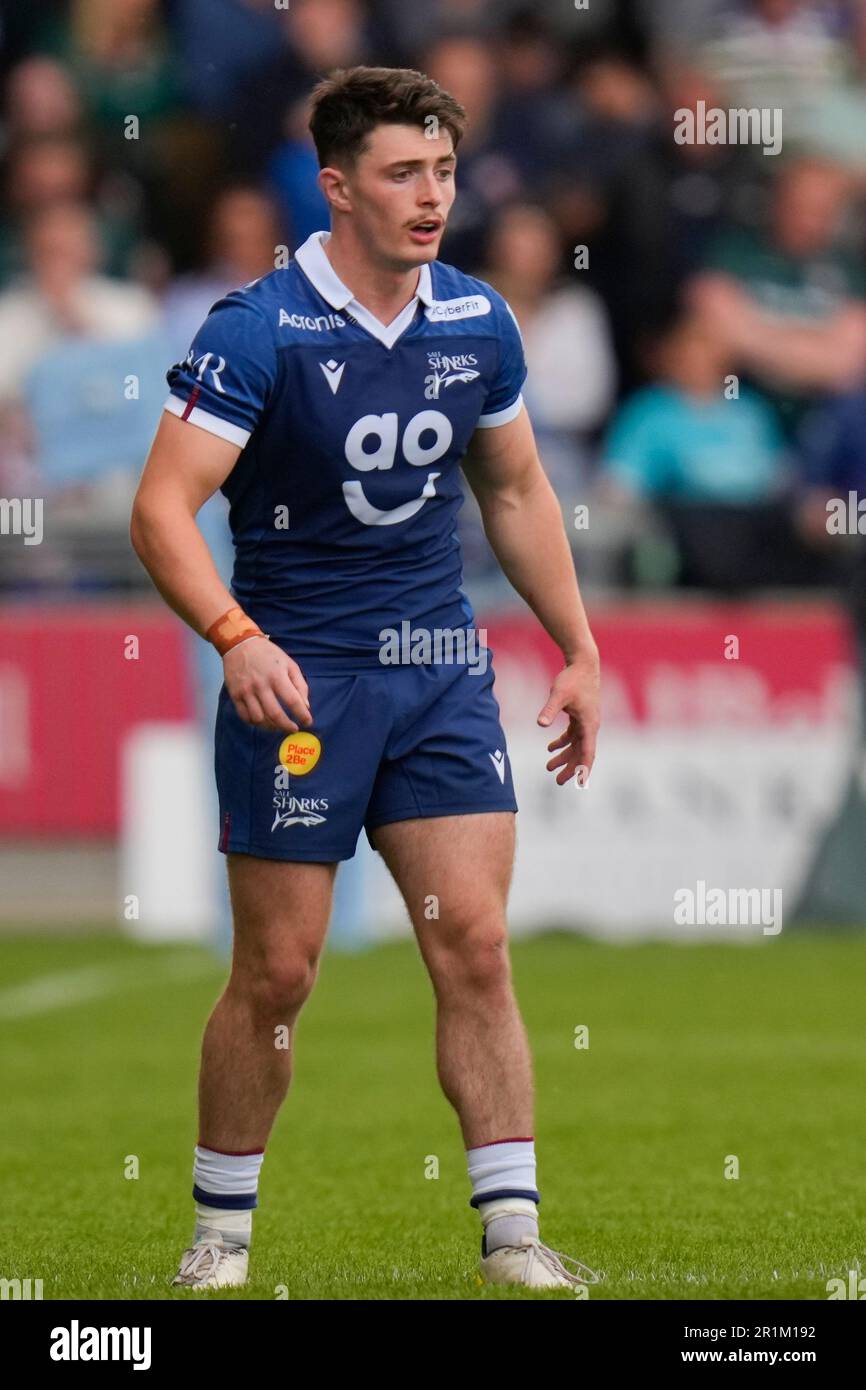 Raffi Quirke #21 of Sale Sharks during the Gallagher Premiership Play ...
