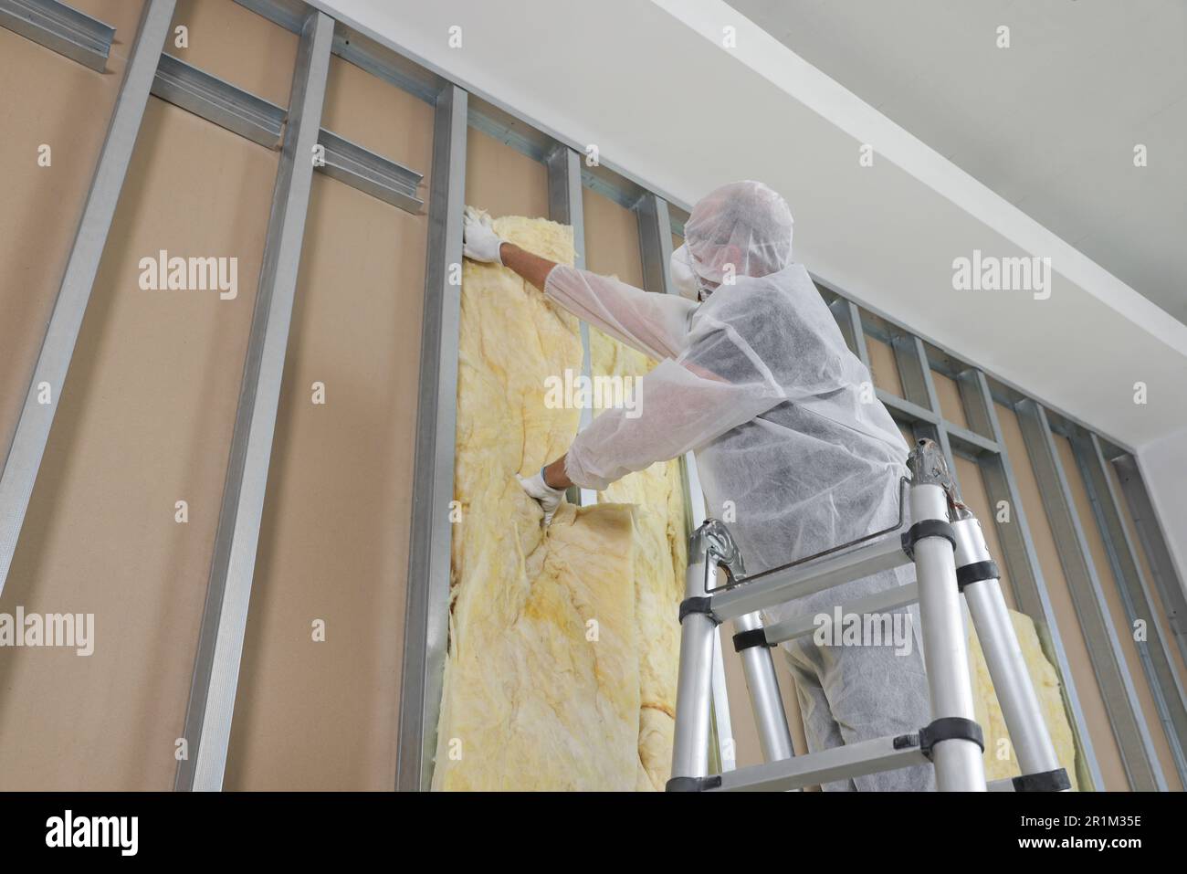 Ladder wall angle hi-res stock photography and images - Alamy