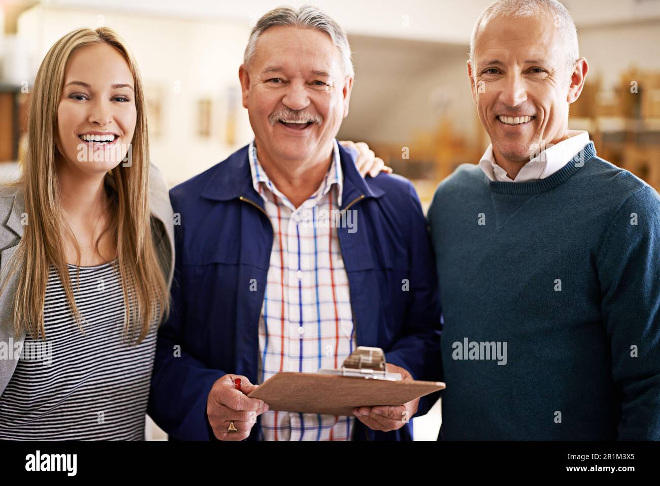 Theyve got your delivery covered. Portrait of smiling people at work in ...