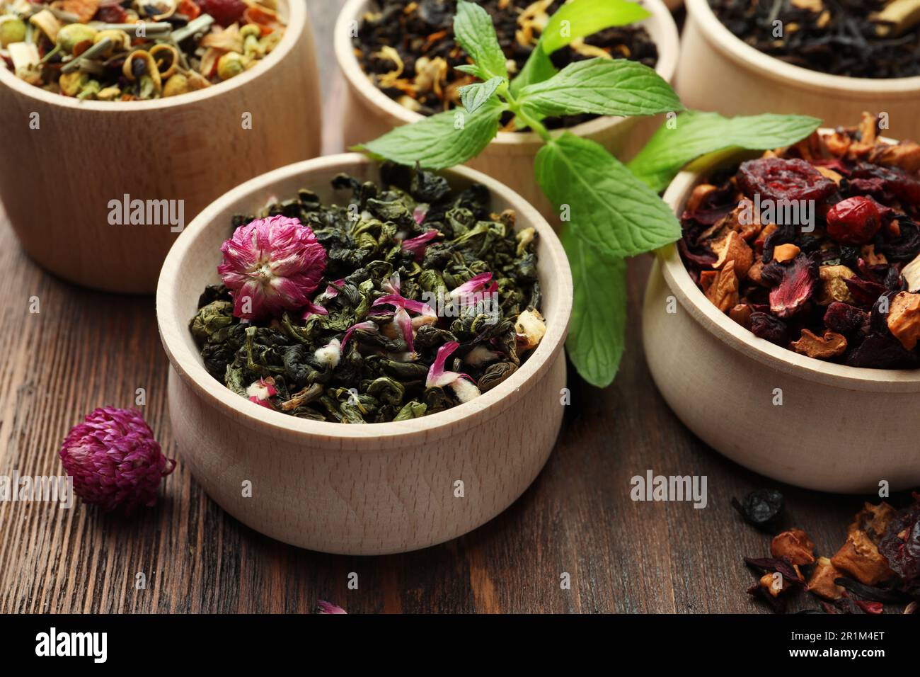 Various kinds dry tea hi-res stock photography and images - Alamy