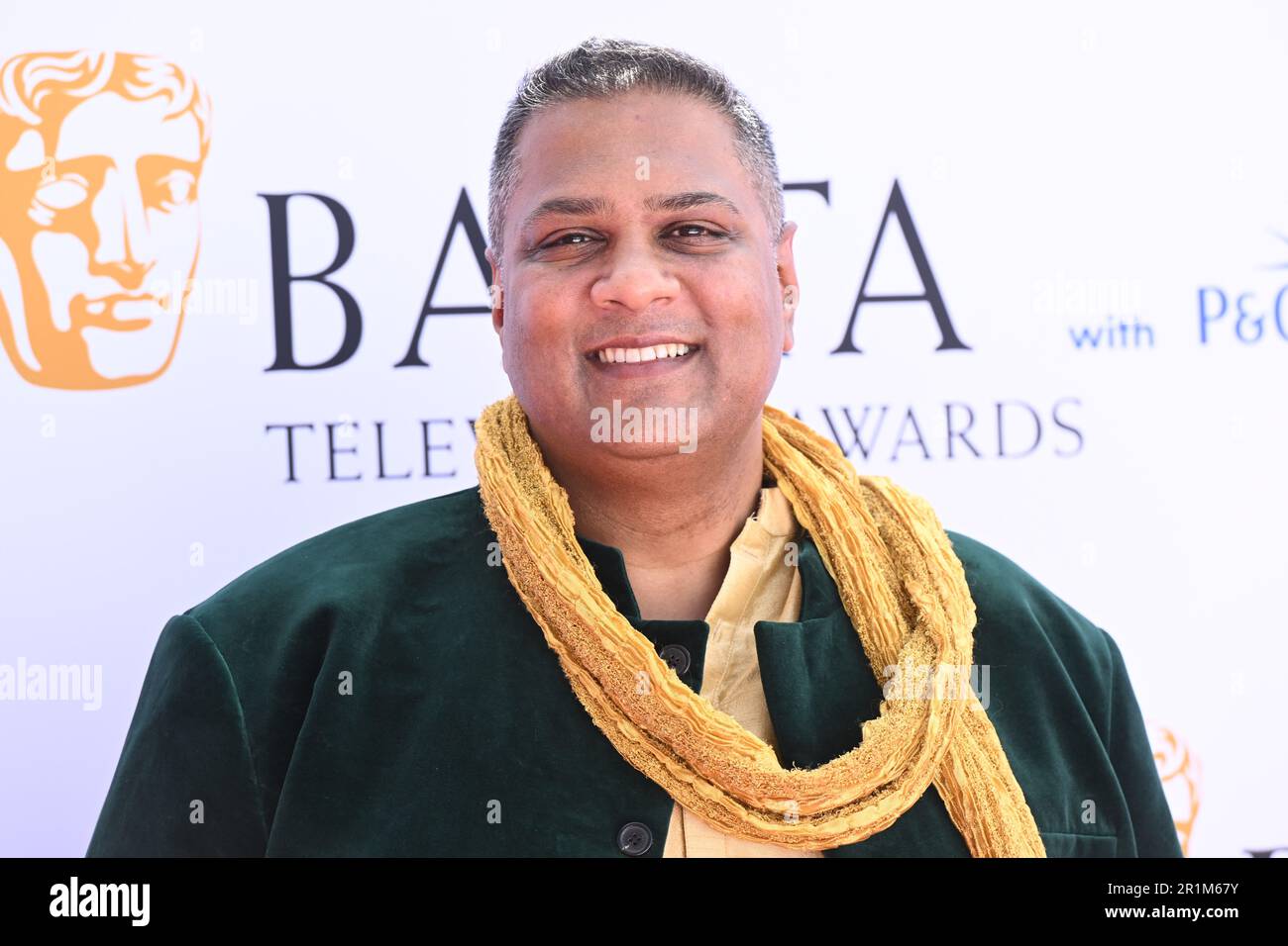 London, UK. 14th May, 2023. Chair of Bafta, Krish Majumdar attending ...