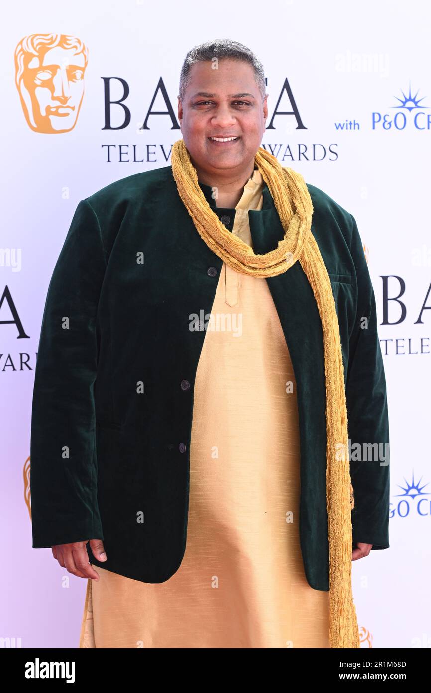 London, UK. 14th May, 2023. Chair of Bafta, Krish Majumdar attending ...