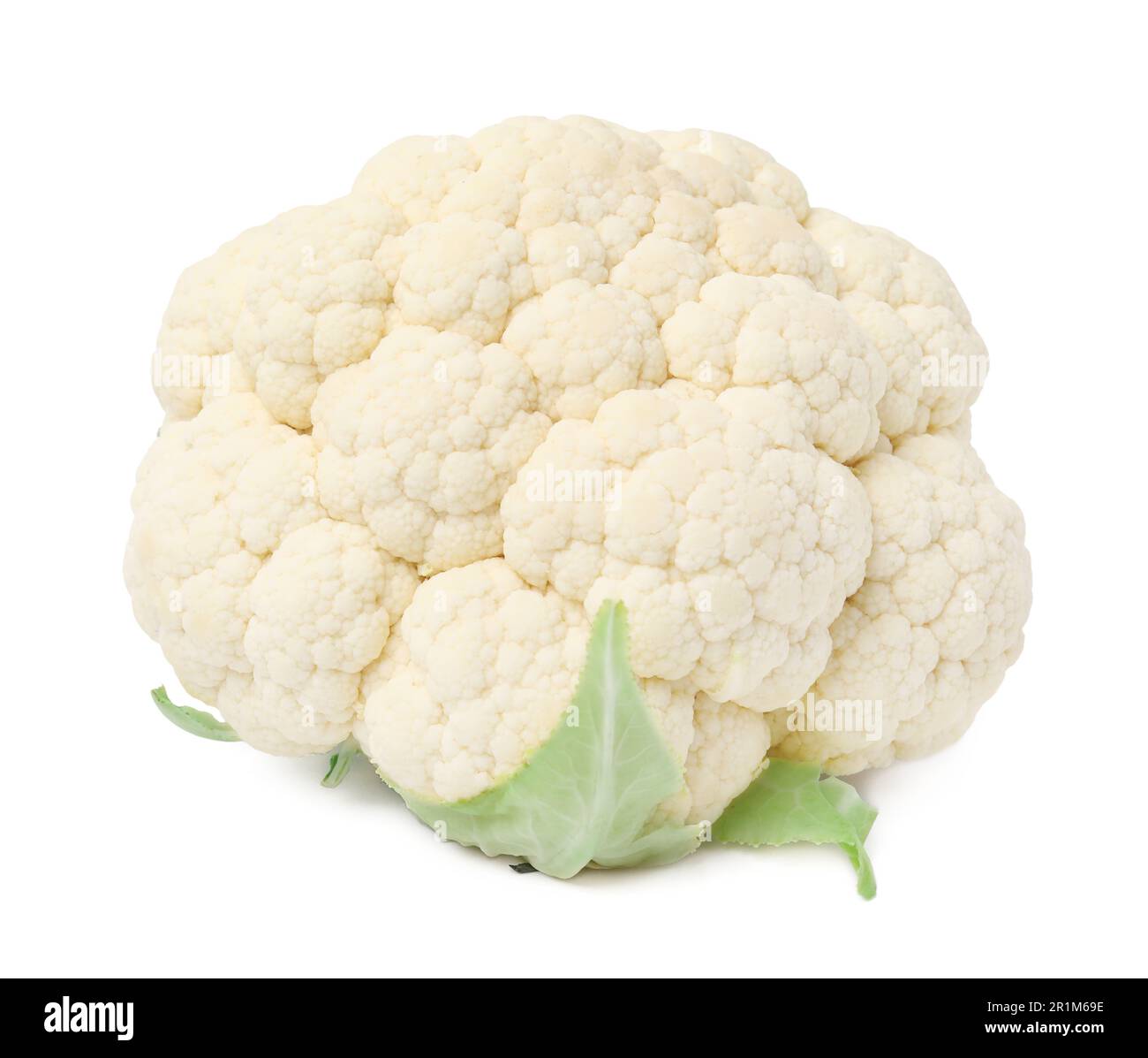 Whole fresh raw cauliflower isolated on white Stock Photo - Alamy