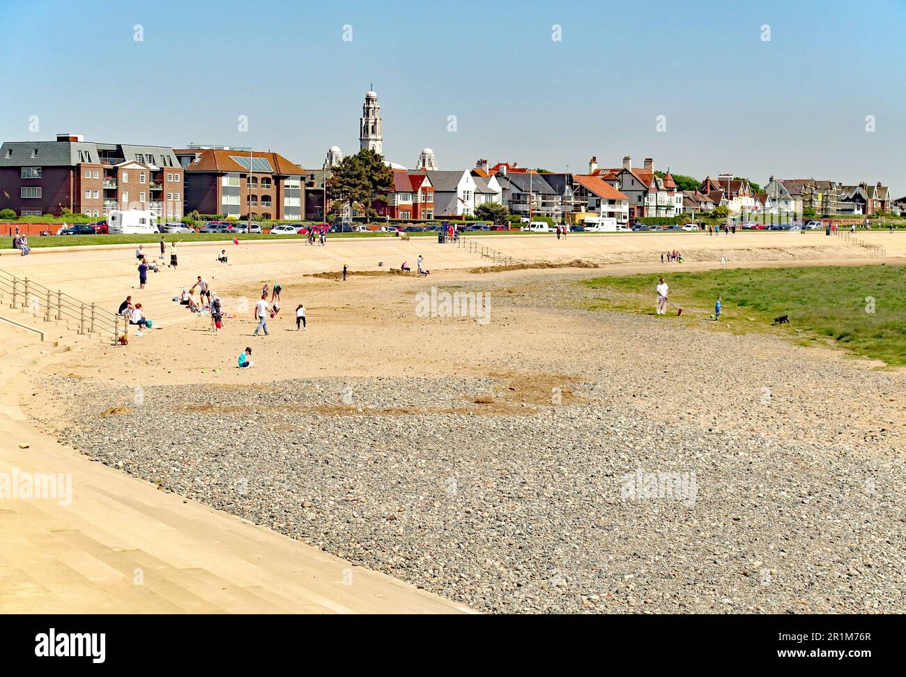 New promenade and sea defences at Stanner Bank, better known locally as ...