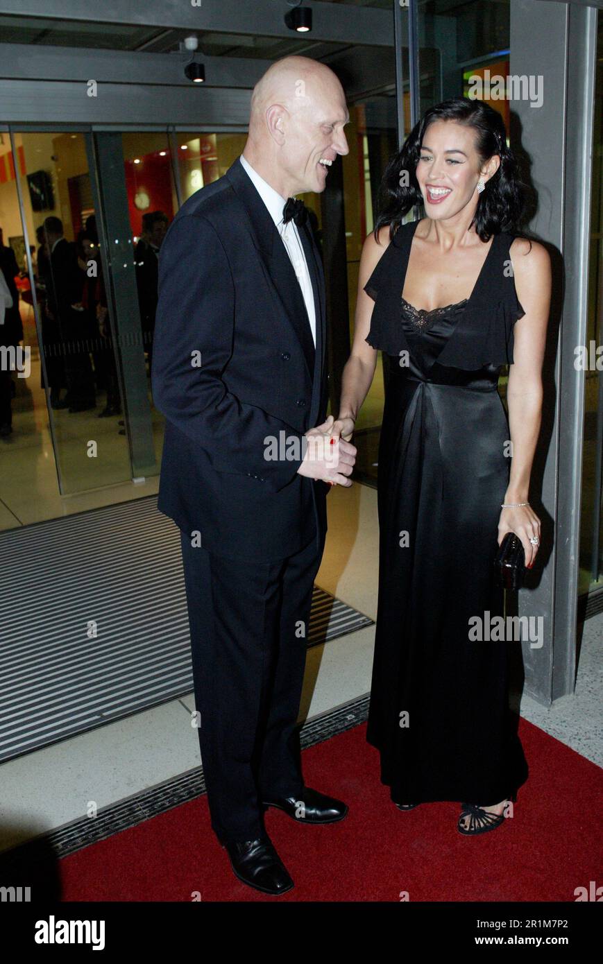 Megan Gale and Peter Garrett, MP. The official opening of the ...